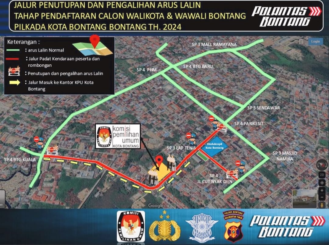 Pendaftaran Calon Wali Kota Bontang Dimulai Besok, Jalan Awang Long ...